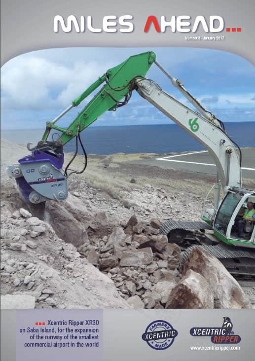 Xcentric Ripper Excavator Attachment Making an Impact